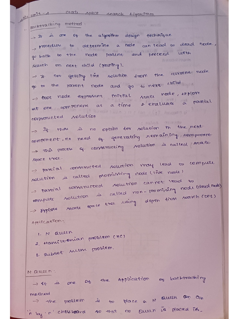 Unit-4 Algorithm CS3401 | PDF