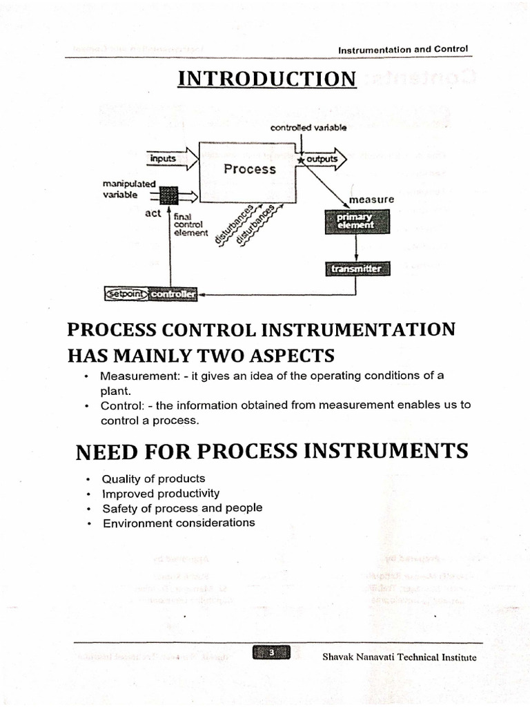 Instrumentation | PDF