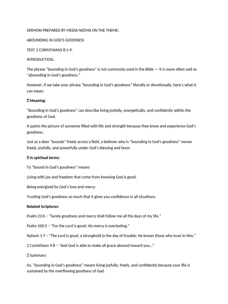 That's An Excel-WPS Office | PDF | Fruit Of The Holy Spirit | God In ...