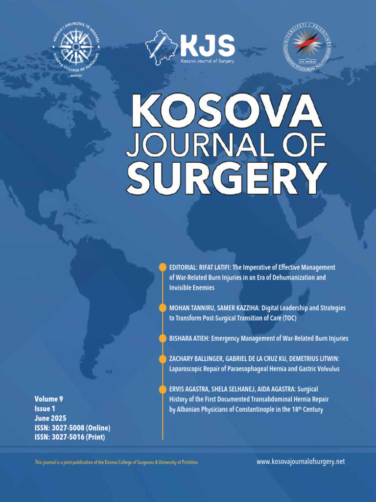 KJS Vol9 Iss1 01 Agastra | PDF | Surgery