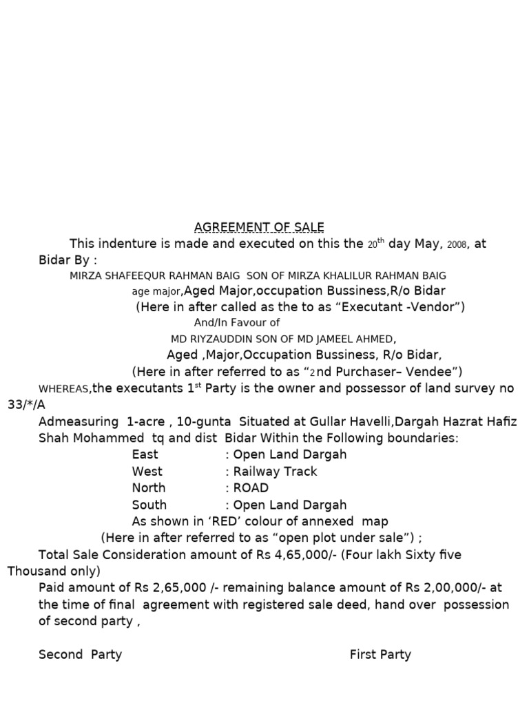 Agreement of 2008 Old Fonts Salman | PDF
