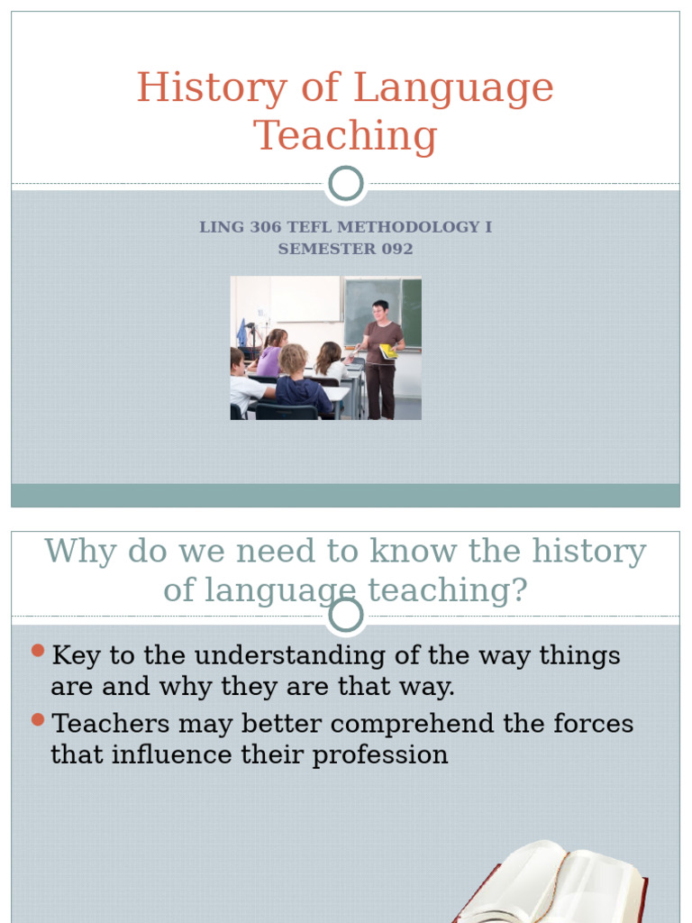 History of Language Teaching Ling306 | PDF | Semantics | Language Education