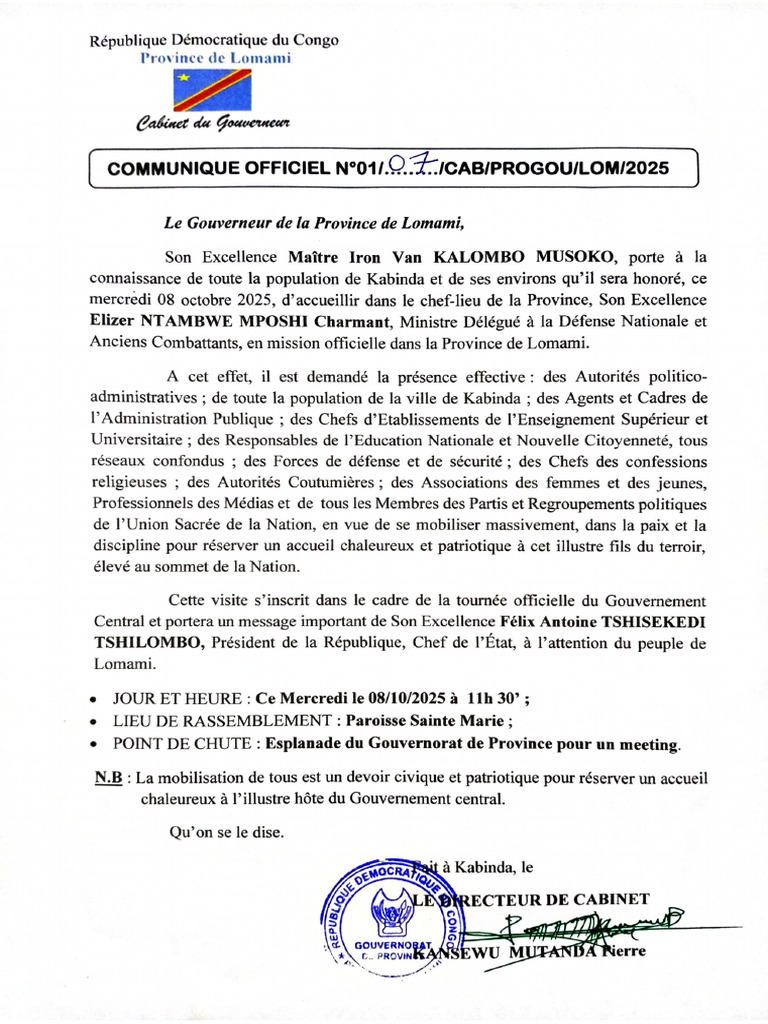 Communiqué Officiel | PDF