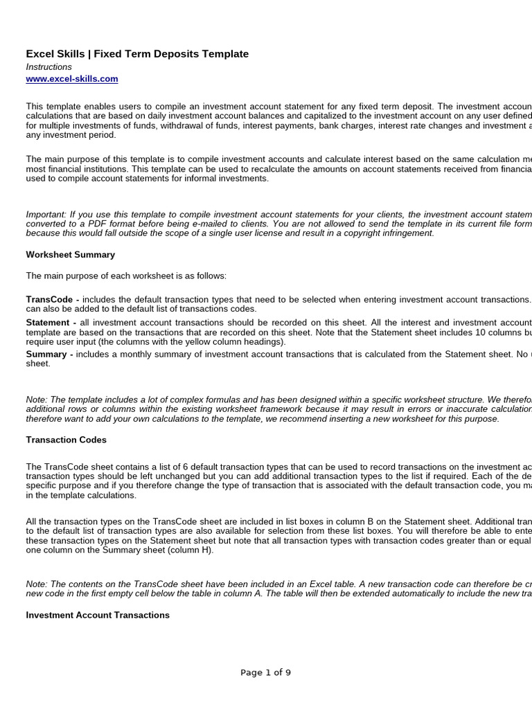 Fixed Deposit Sample | PDF | Interest | Banks