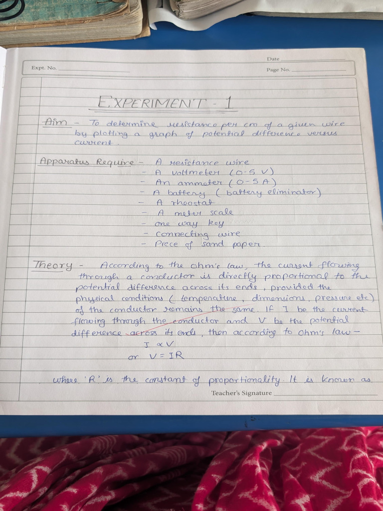 Physics Practical Record File | PDF