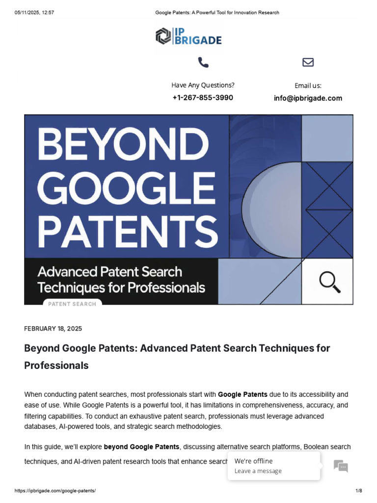 Advanced Patent Search Techniques Guide | PDF | Patent | Artificial ...
