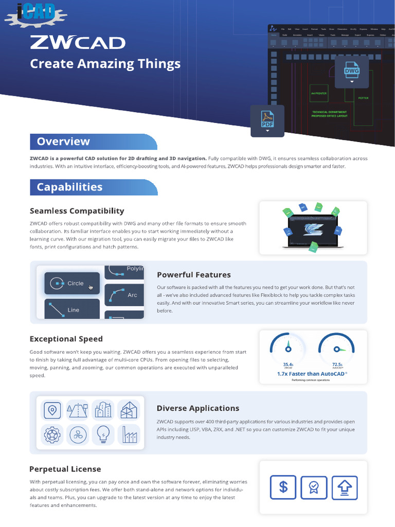 ZWCAD 2026 Catalog | PDF