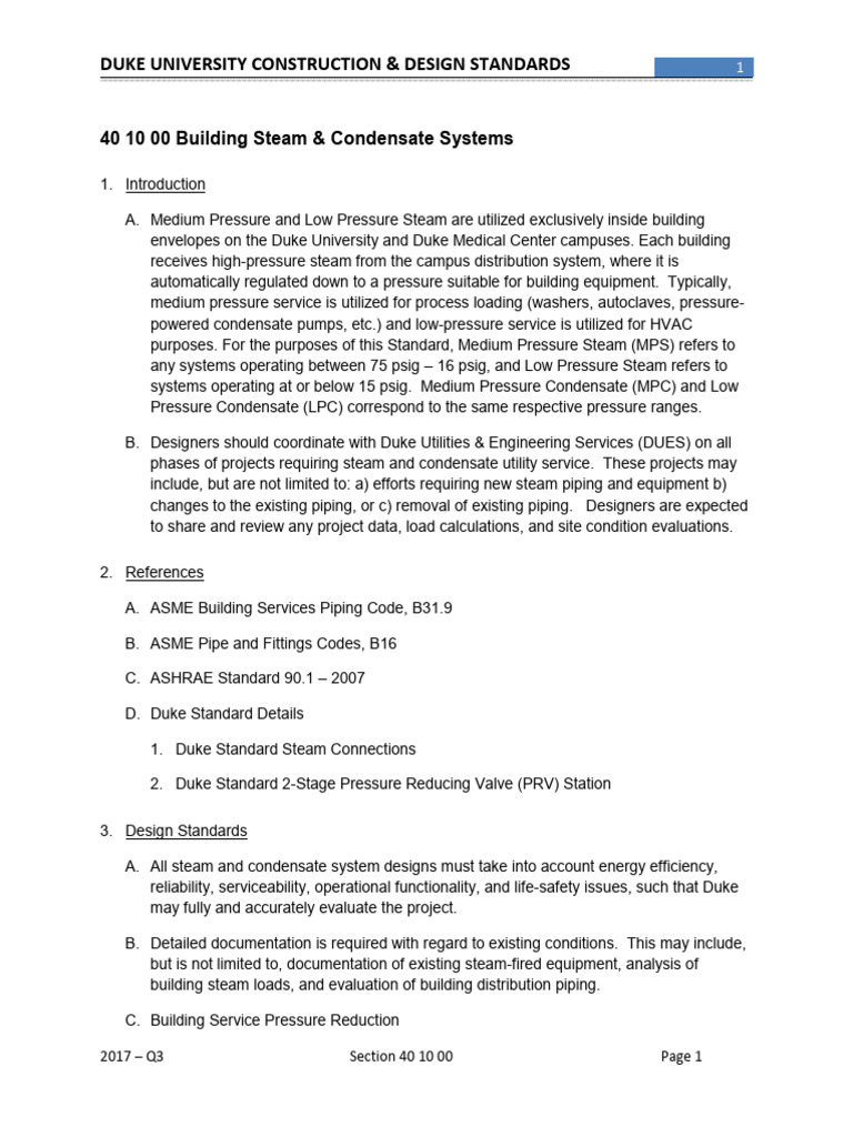 Steam Condensate Piping Standards | PDF | Pipe (Fluid Conveyance) | Valve