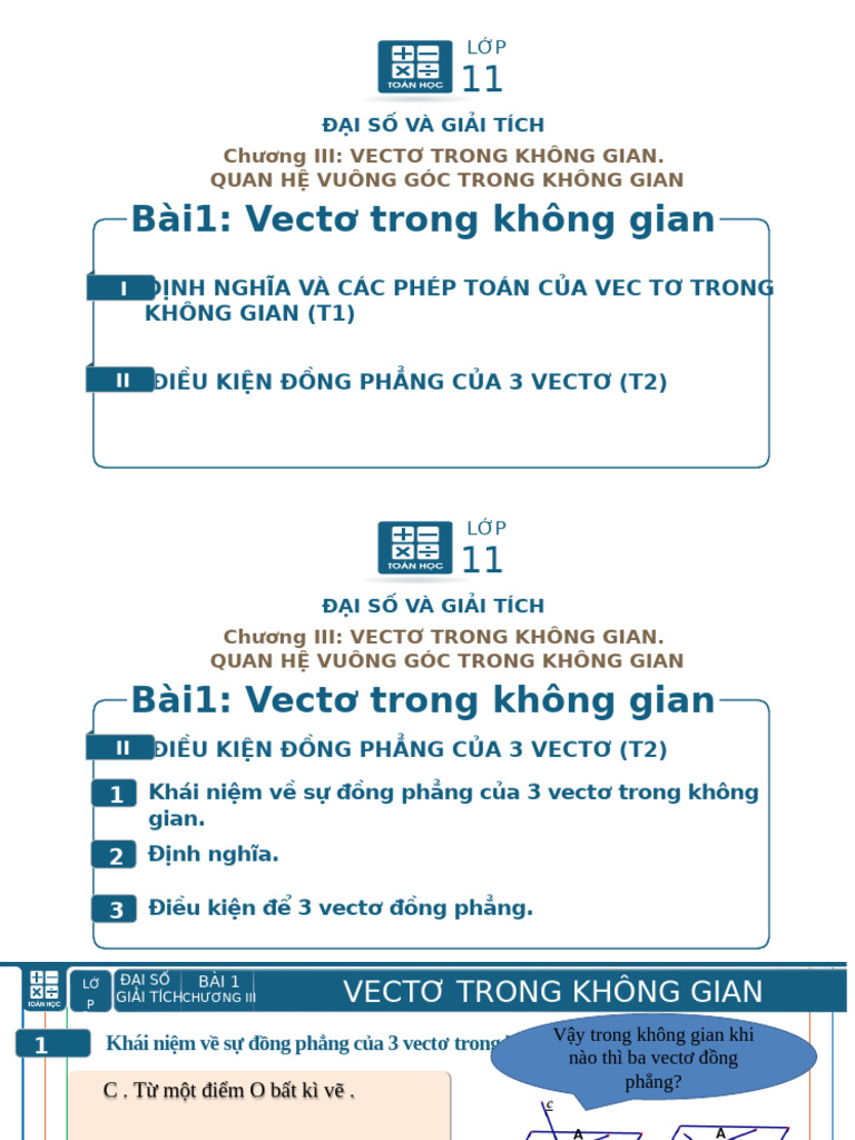 Vecto Trong Không Gian T2 | PDF