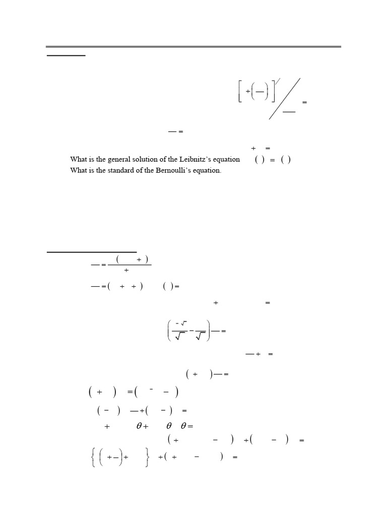 r24 Laode Unit-2 Problem Sheet | PDF | Differential Equations | Equations