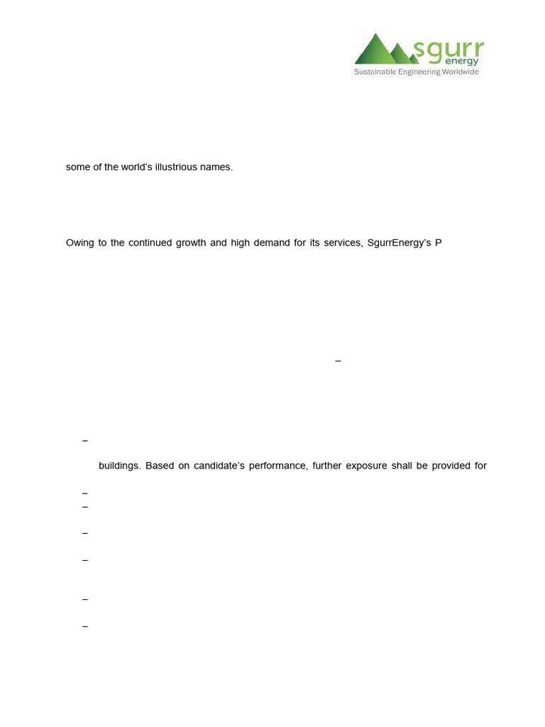 Trainee Engineer - Civil Structure | PDF