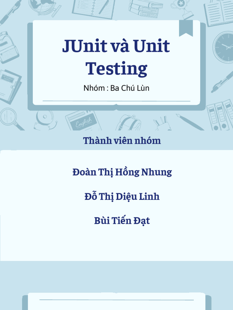 JUnit Và Unit Testing | PDF
