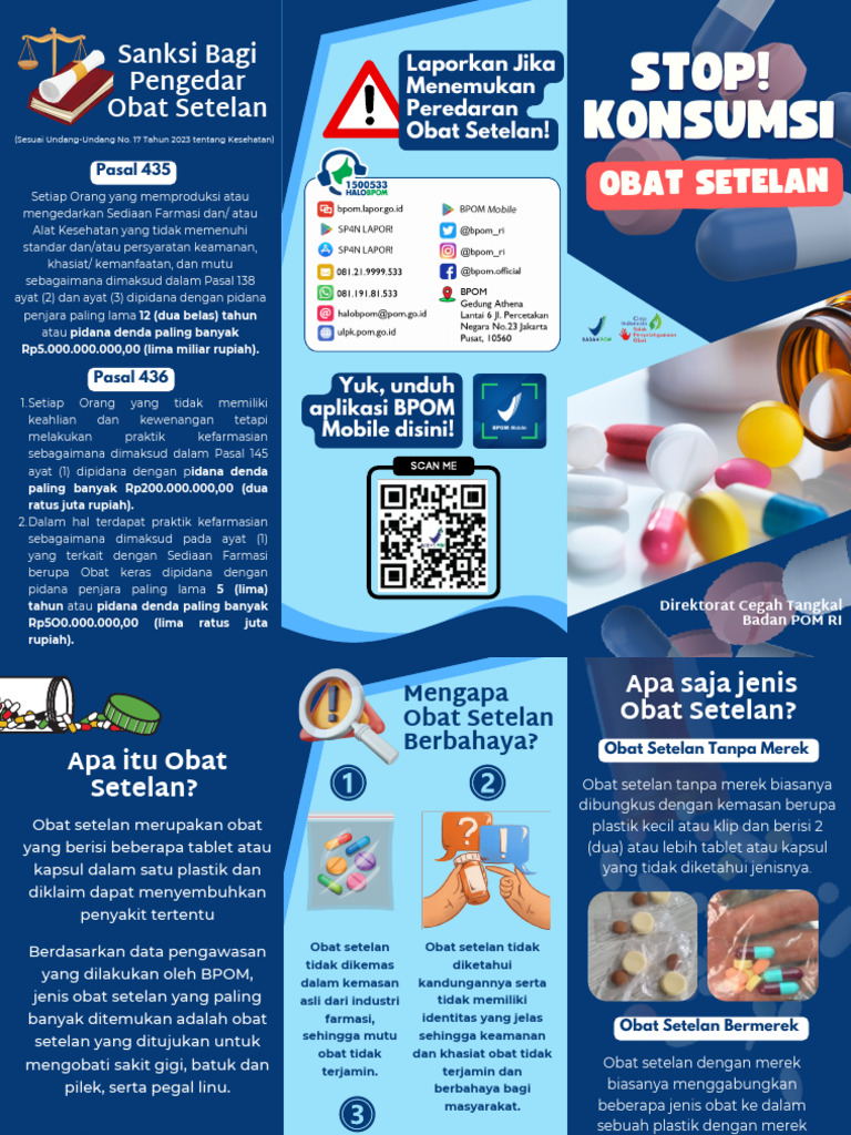 Konten Brosur Stop Gunakan Obat Setelan | PDF
