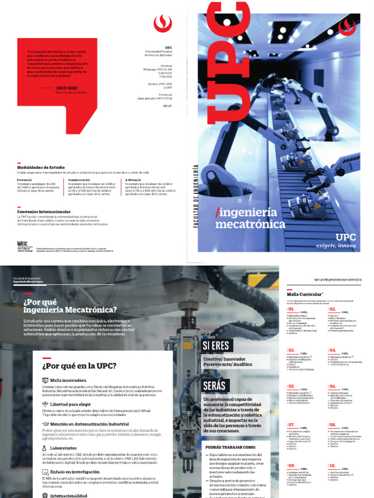 Brochure ING Mecatronica 2023v2 | PDF