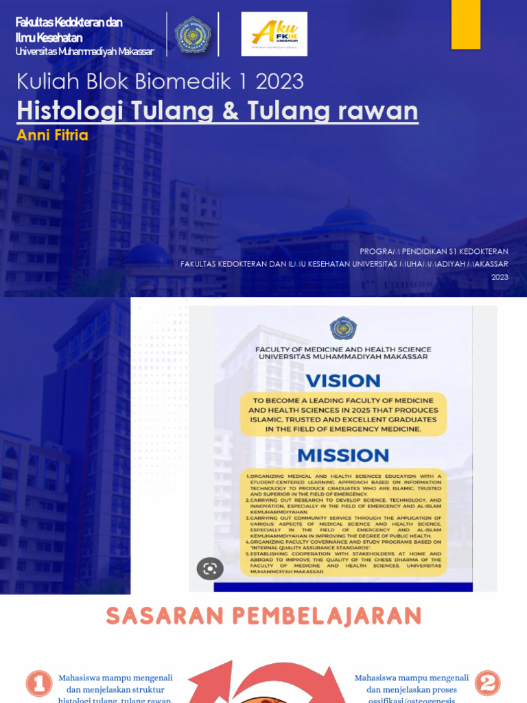 5 PPT Tulang-tulang Rawan 2023 | PDF