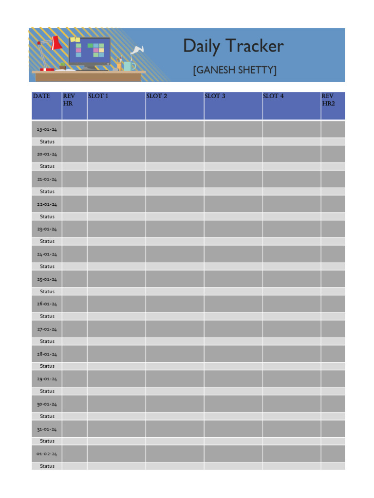 Daily Tracker May 24 | PDF