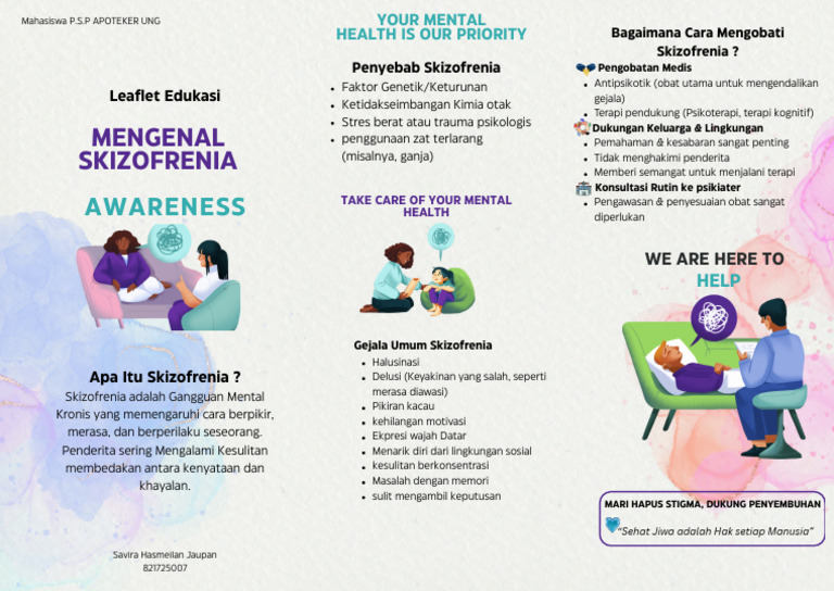 Leaflet Skizofrenia | PDF