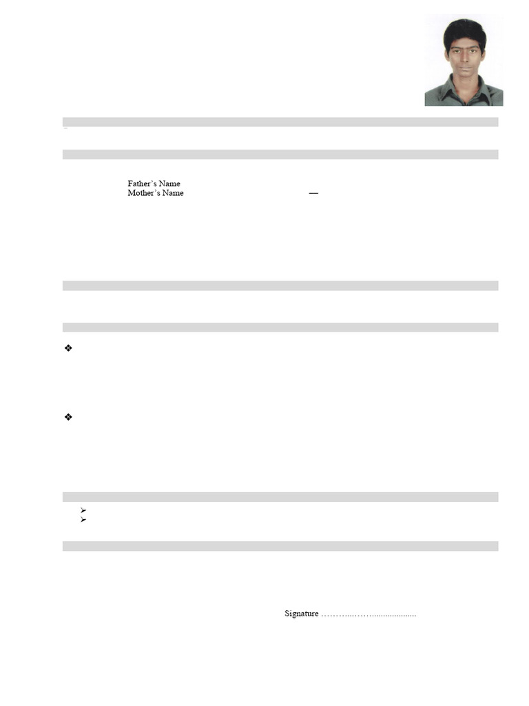 Godfrey Shuvro Baroi CV Summary | PDF