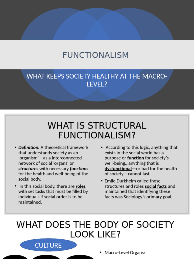 Module 3 Functionalism | PDF | Symbols | Socialization