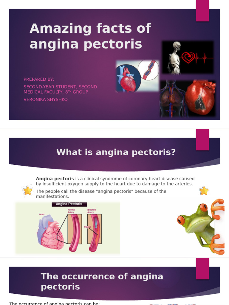 Amazing Facts of Angina Pectoris | PDF | Coronary Artery Disease | Heart