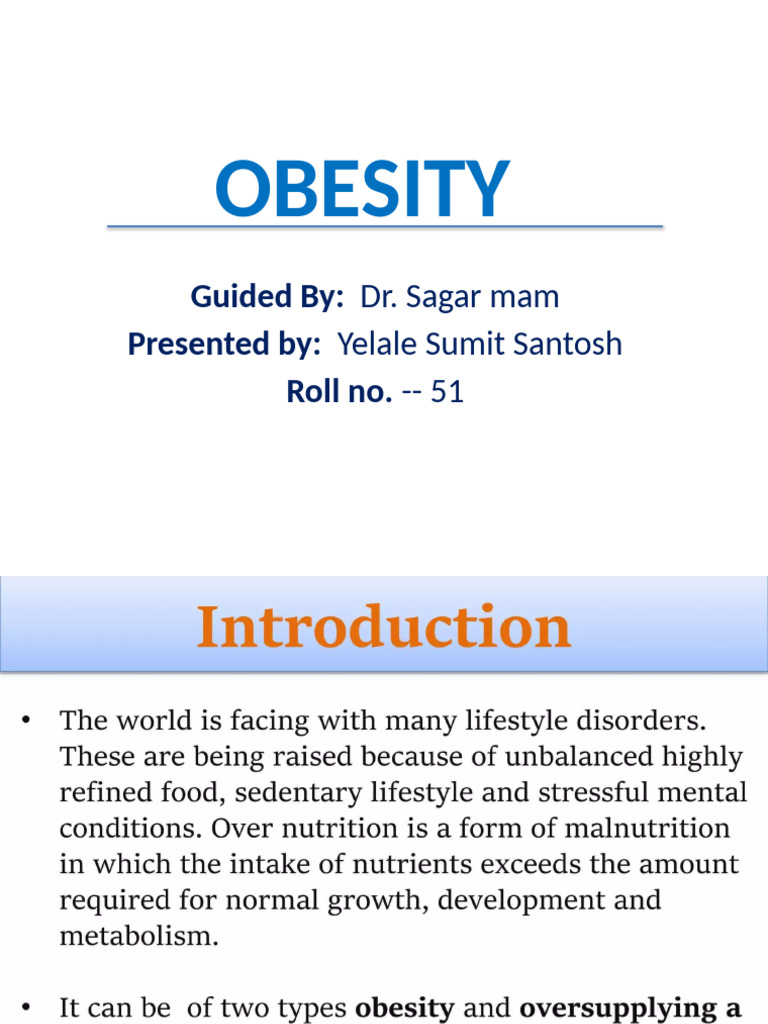 Obesity | PDF