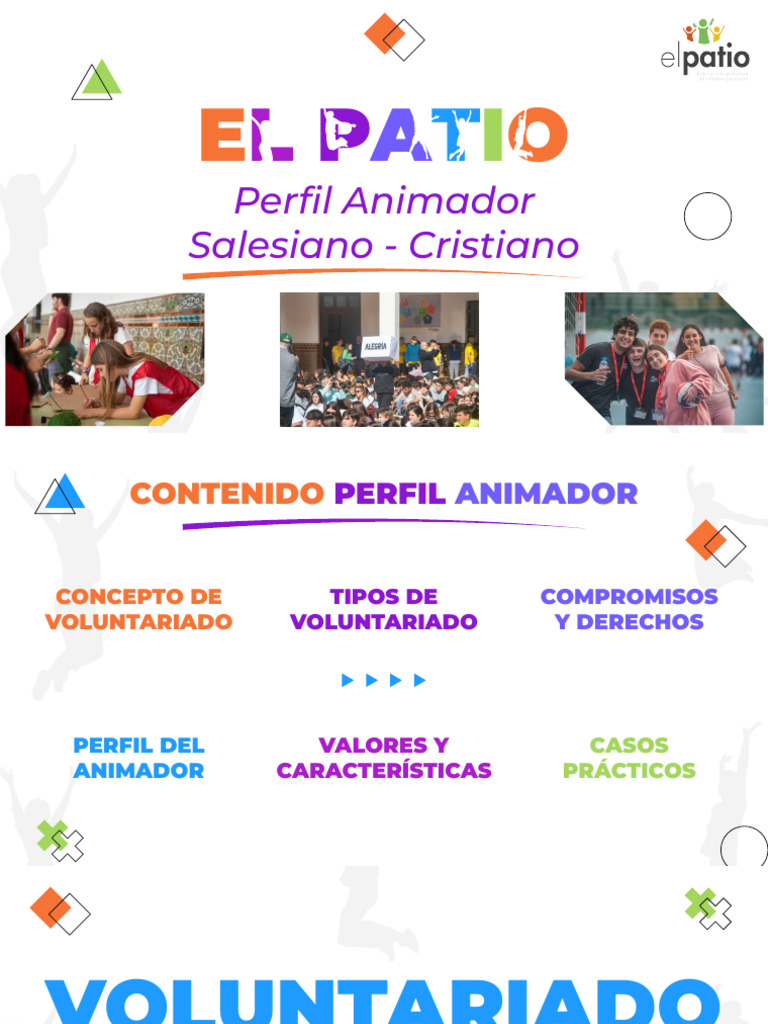Perfil del Animador Voluntario Salesiano | PDF | Trabajar como ...