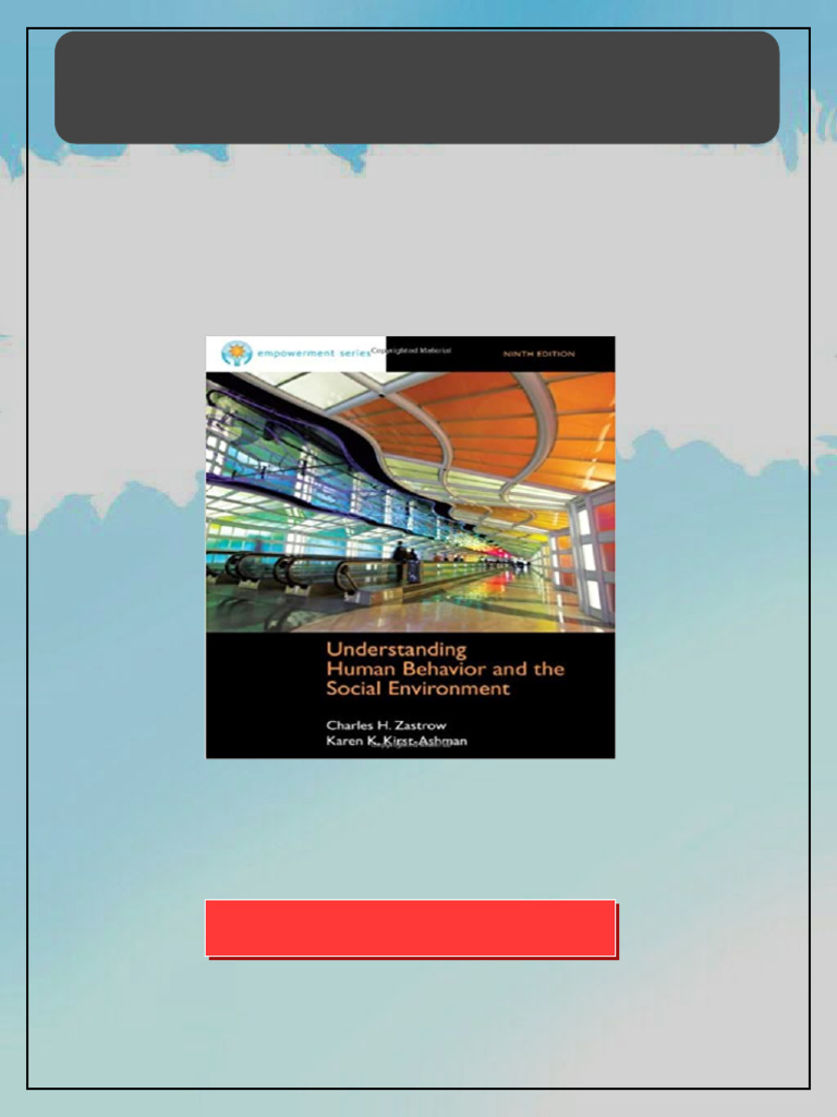 Brooks-Cole-Empowerment-Series-Understanding-Human-Behavior-And-The ...