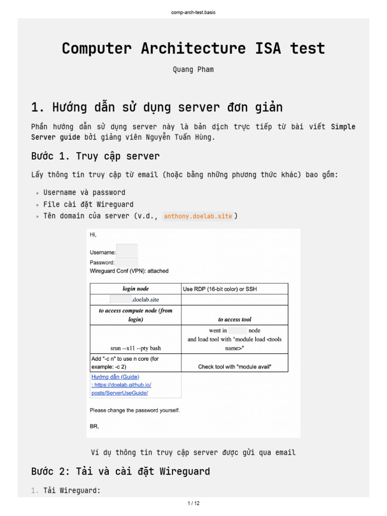 Comp Arch Test - Basic | PDF
