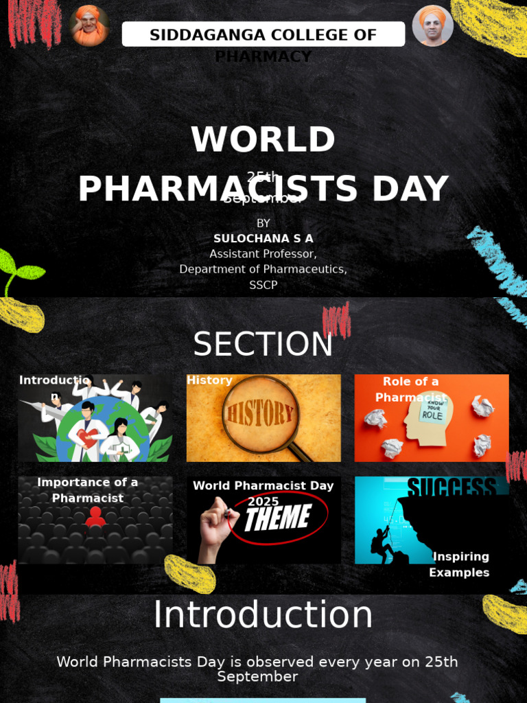 Chalkboard Morph Teacher Introduction Slides | PDF | Pharmacy | Pharmacist