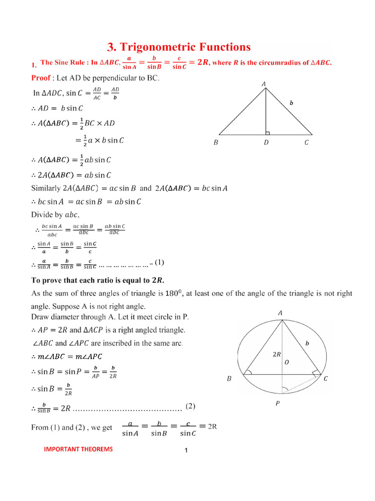 Mathematics Theorem | PDF