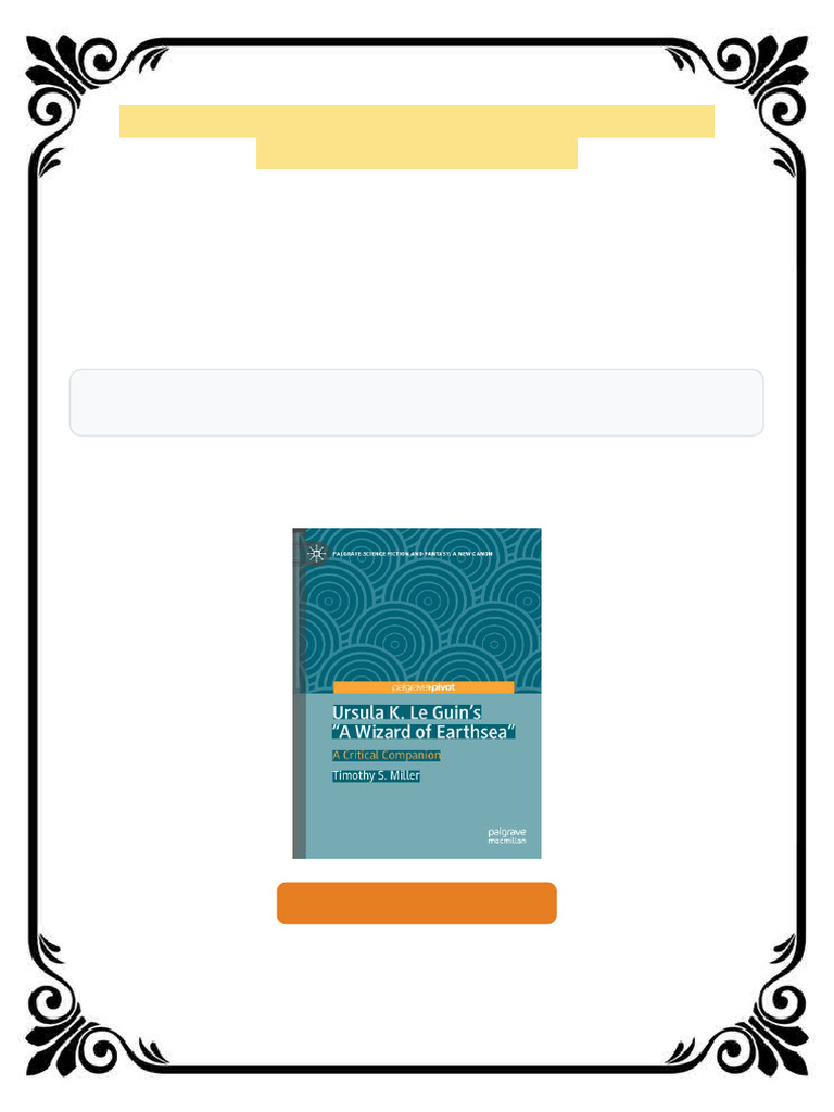 Ursula K. Le Guin’s "A Wizard of Earthsea" 1st Edition Timothy S ...