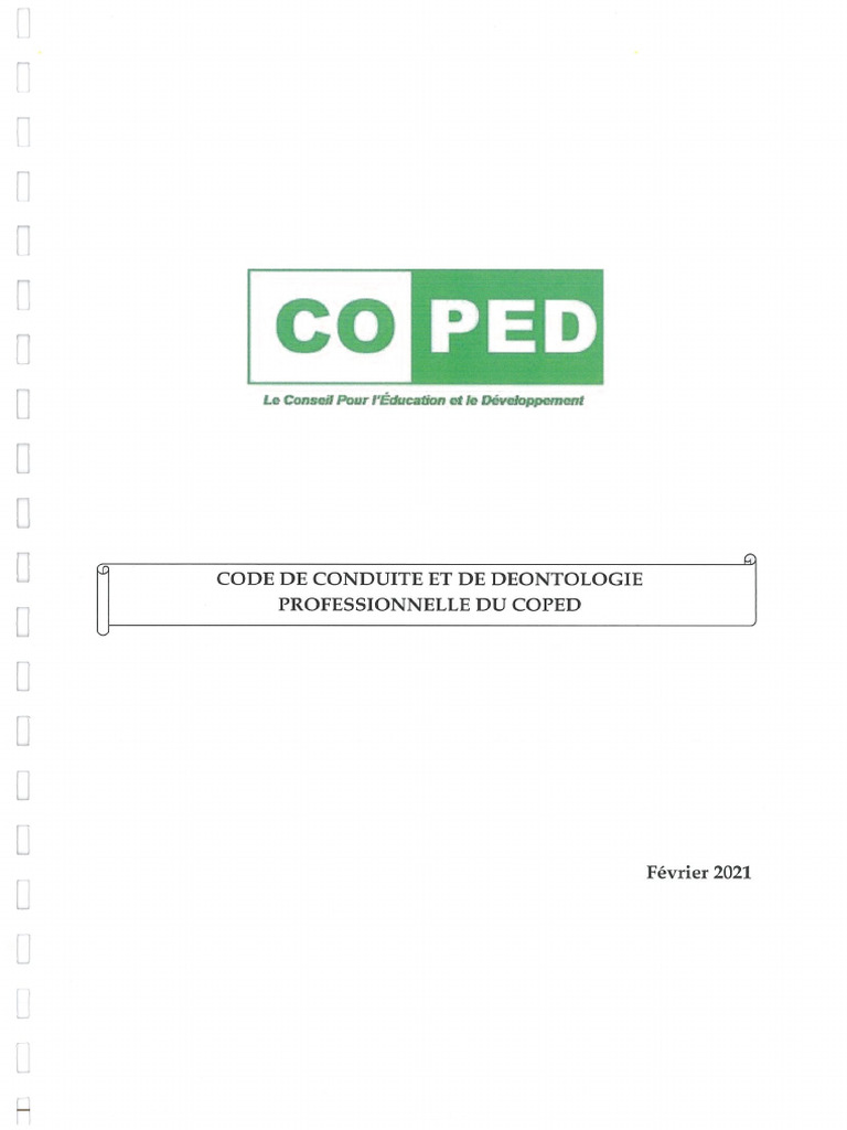 Code de Conduite | PDF