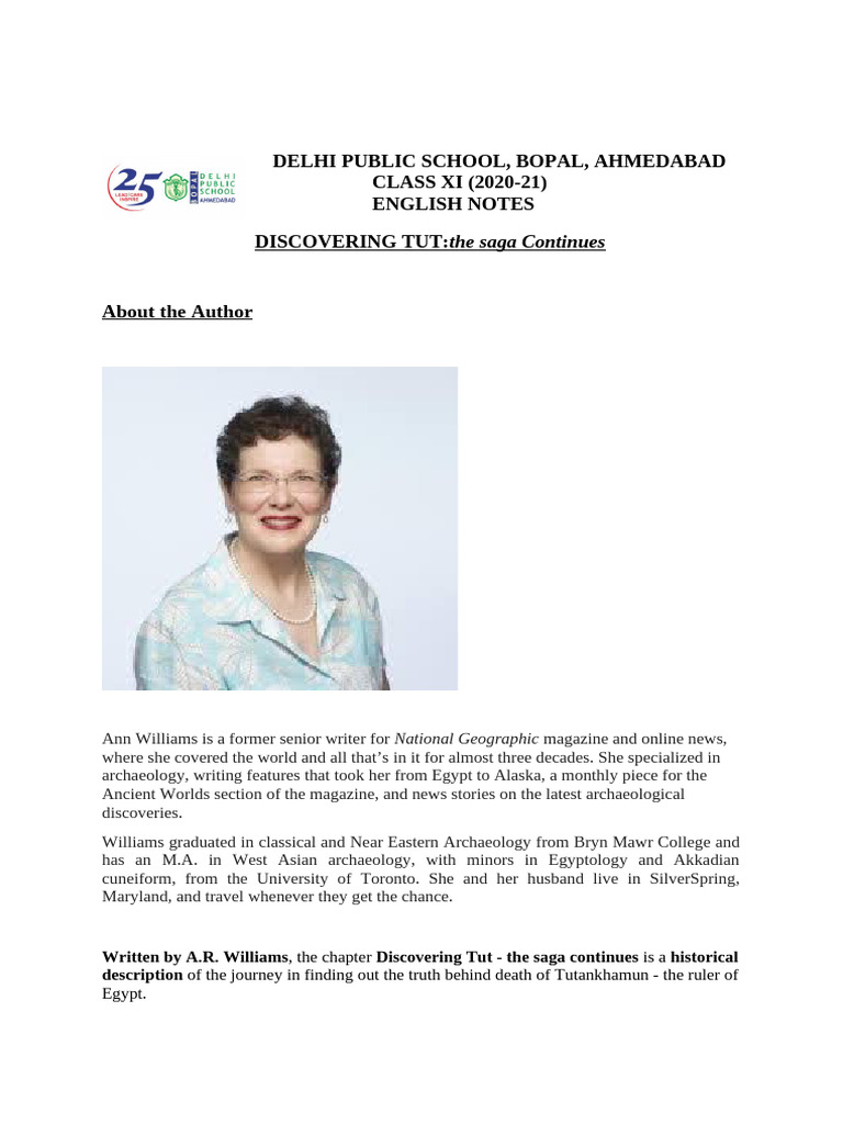 Discovering Tut Notes | PDF | Tutankhamun | Akhenaten