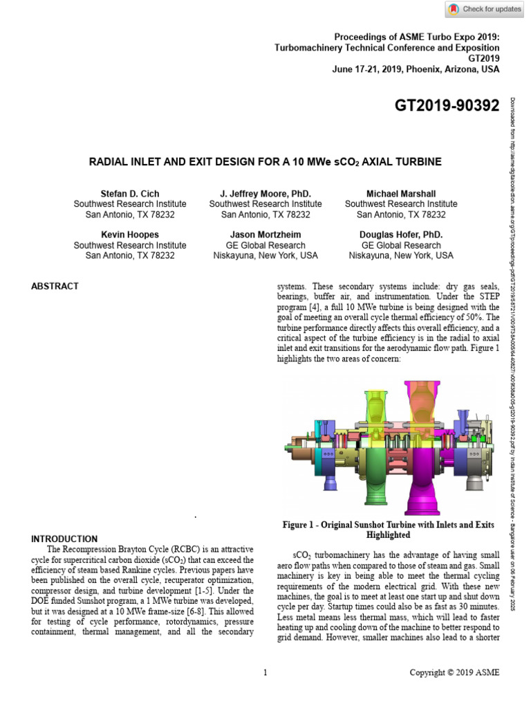 Radial Inlet and Exit Design | PDF | Turbine | Turbomachinery