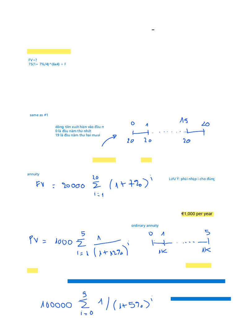 Chapter 2. Exercises | PDF | Present Value | Interest