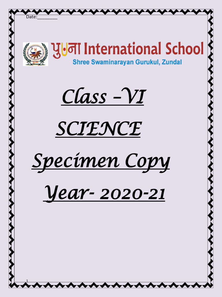 Class VI Science: Food Sources & Nutrients | PDF | Spinning (Textiles ...