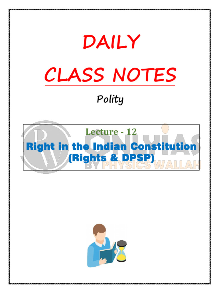 65b8c93f85a3cd0018fa914c - ## - Polity 12 Daily Class Notes UPSC NCERT ...