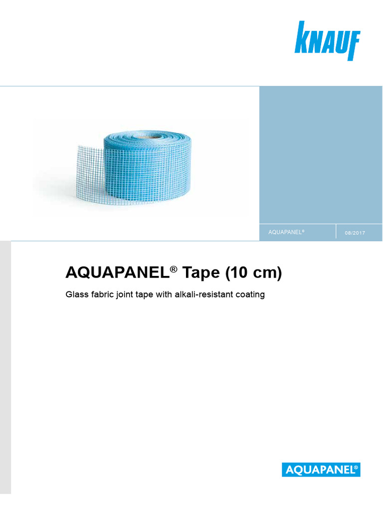 AQUAPANEL® Tape Specifications | PDF | Wall | Tile