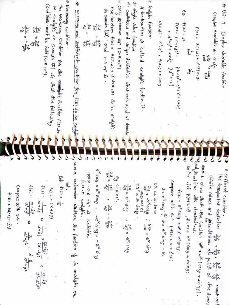 Unit - 4 Complex Variable Function | PDF
