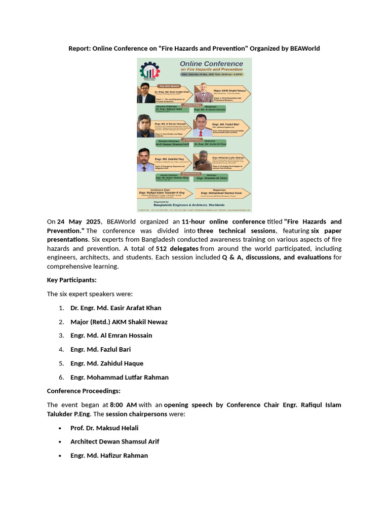 Conference Report | PDF