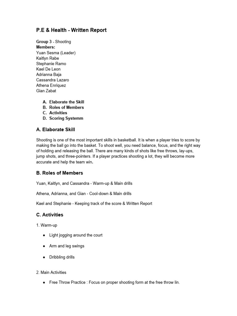 Written Report PDF | PDF