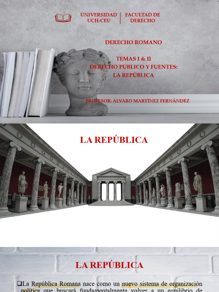 Tema 1 y 2 República (formato comprimido) | PDF | Augusto | Julio César