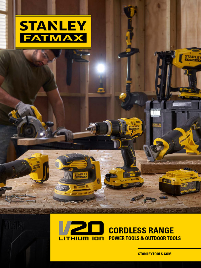 Stanley - V20 Range A5 Update | PDF | Drill | Manufactured Goods