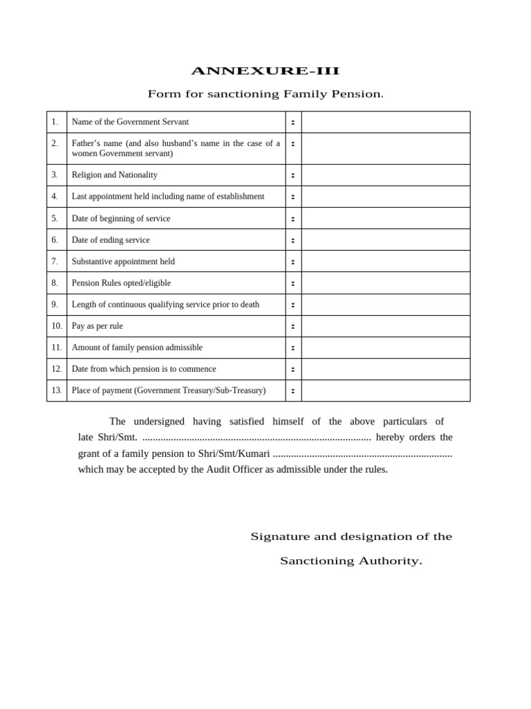 Annexure III | PDF