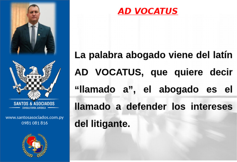 Ad Vocatus | PDF