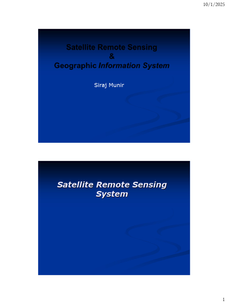 RS and GIS | PDF | Geographic Information System | Remote Sensing