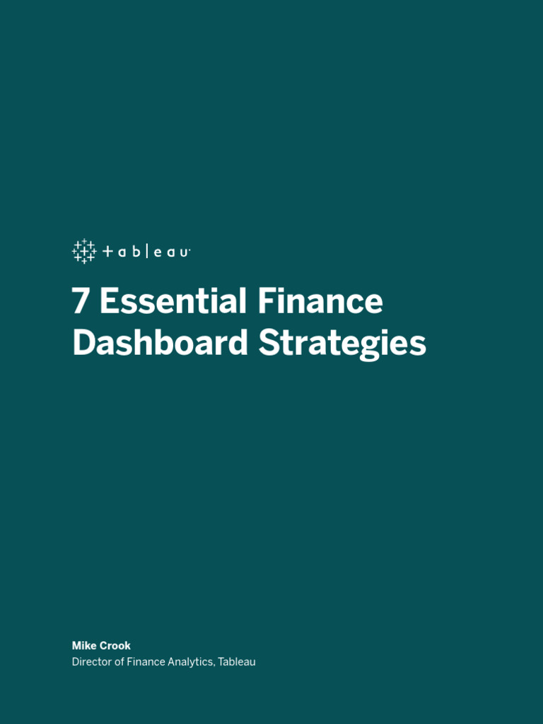 Essential Finance Dashboard Strategies | PDF | Analytics | Data