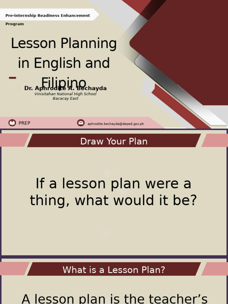 Effective Lesson Planning Guide | PDF | Lesson Plan | Educational ...