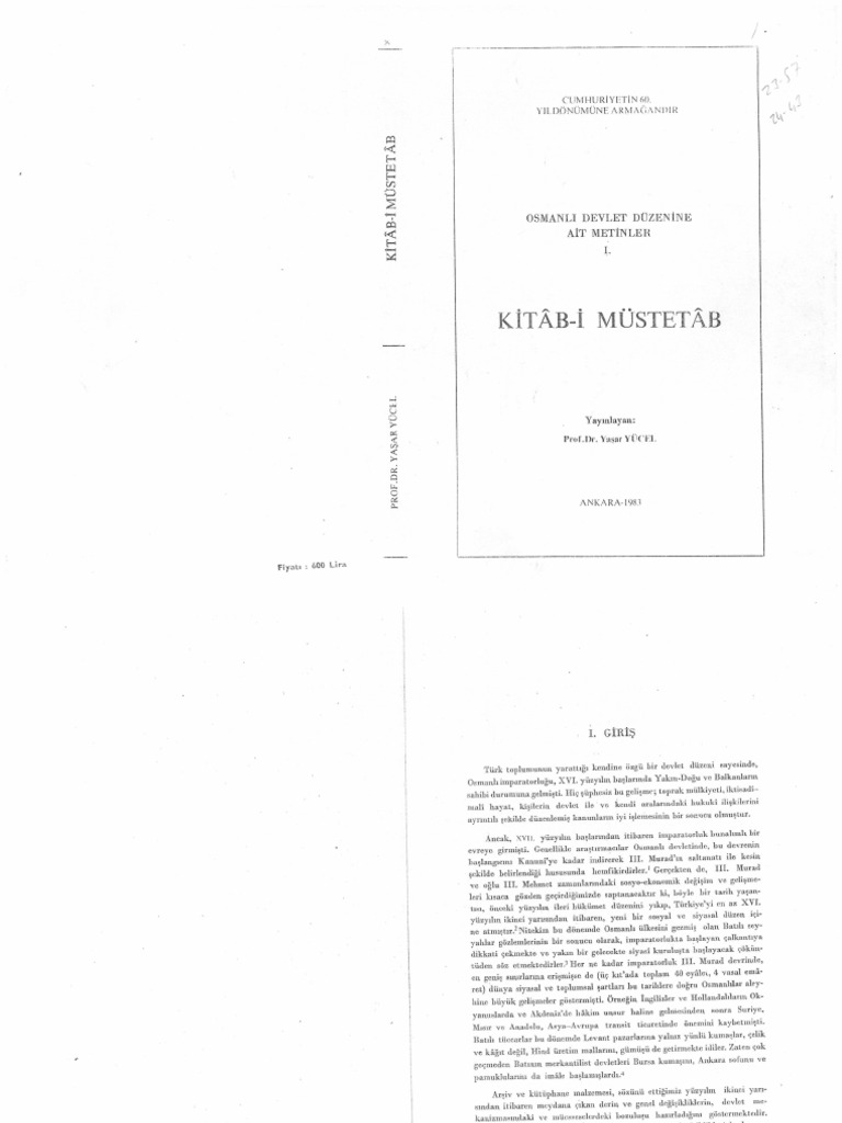 Kitab-I Müstetab | PDF
