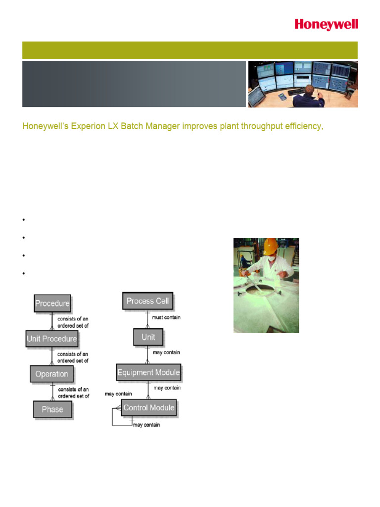 Honeywell Experion LX Batch Manager Guide | PDF | Computing ...